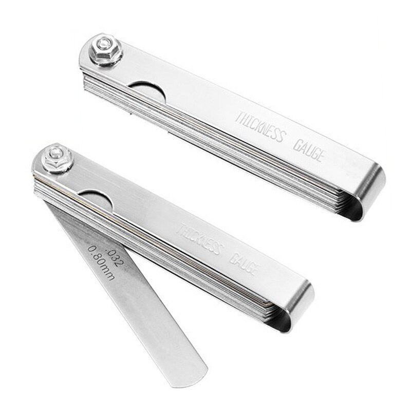 Feeler Gauge Set 32 Pcs in 1 Metal Foldable Feeler... – Grandado