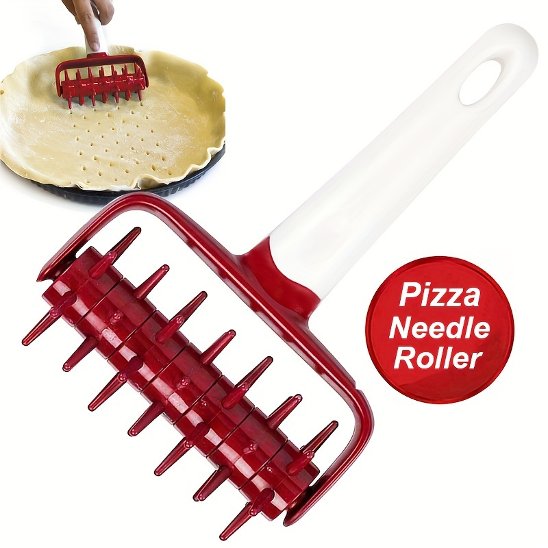 Home Pizza Cookies Dough Roller Pastry Pie Needle ... – Vicedeal