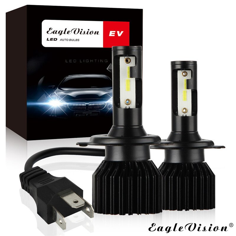 Kongyide Auto Licht 2Pcs H4 200W 30000LM LED Schei... – Vicedeal