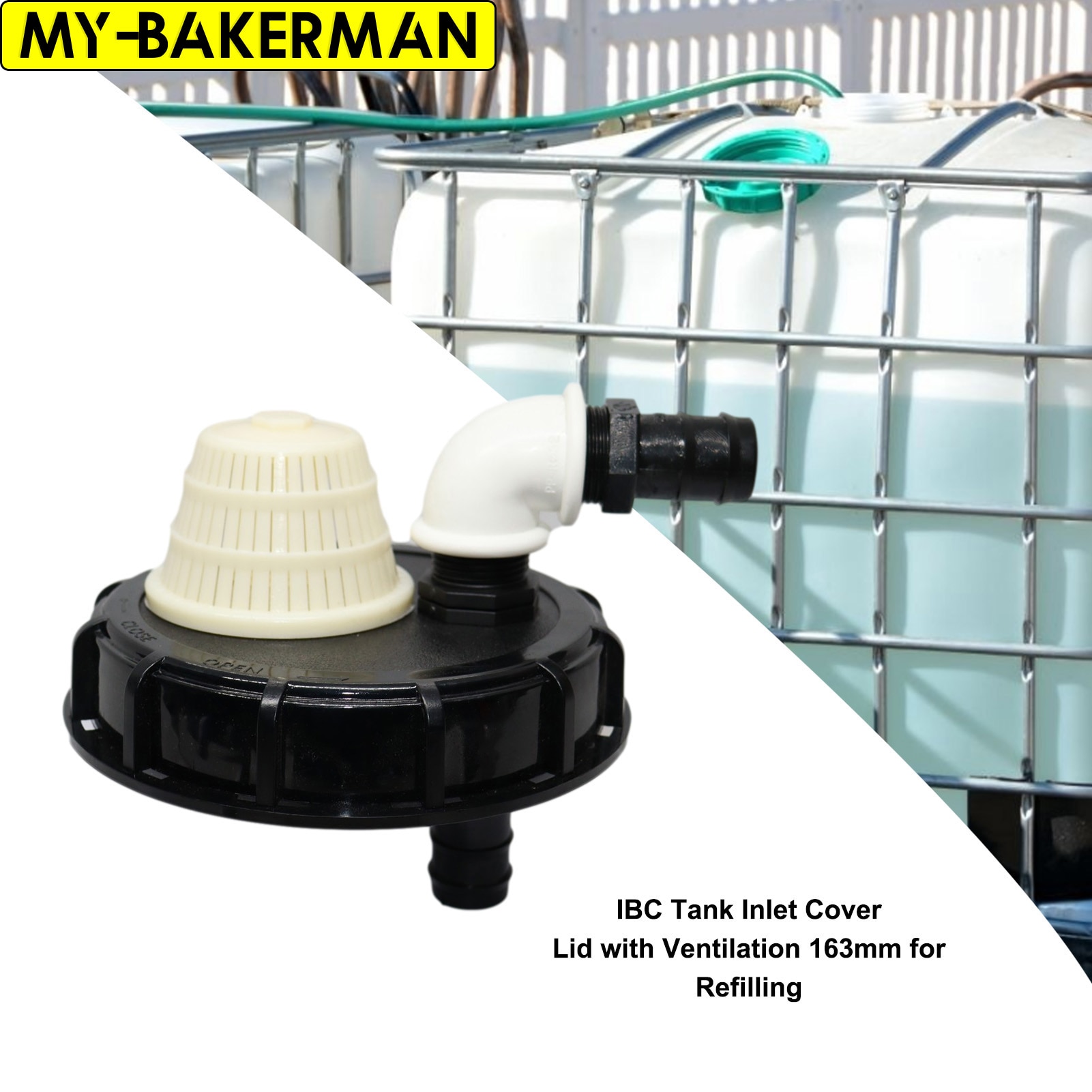 Ibc tanklock grovgängad lock adapterkontakt ibc to... – Vicedeal