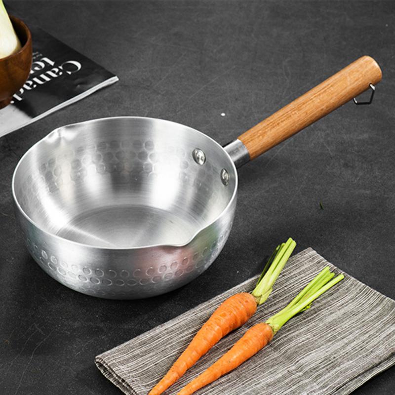 Non Stick Pour Cooking Wood Handle Sauce Pot Home ... – Vicedeal