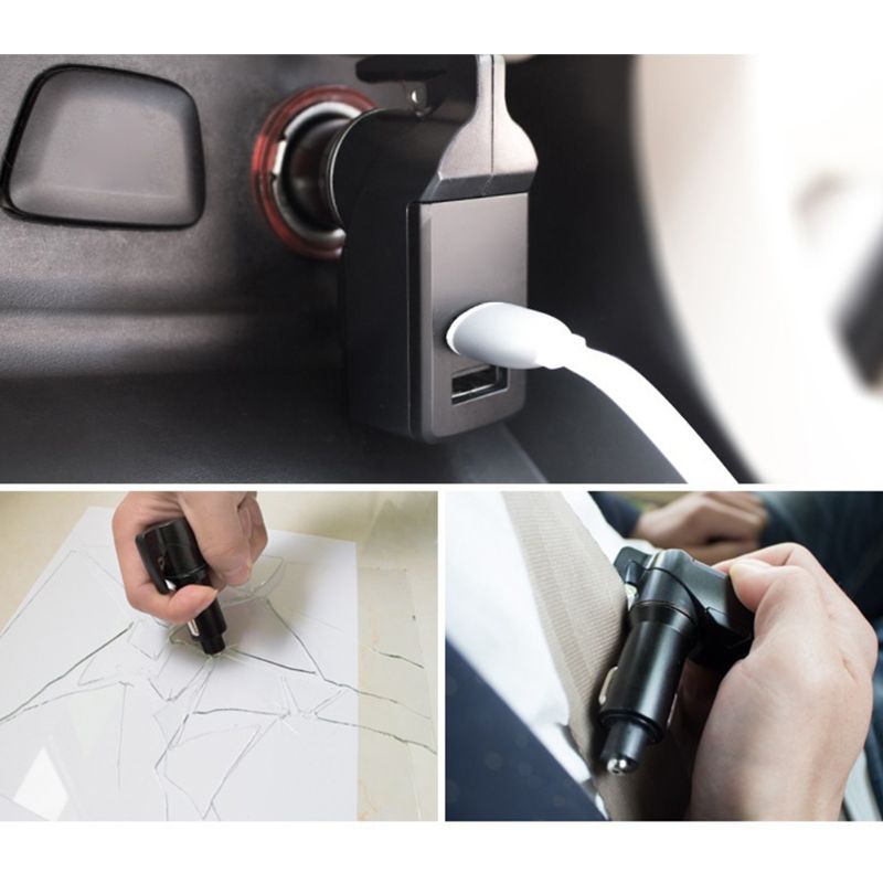 3 In 1 Auto Usb Emergency Tool Window Braker Seat ... – Vicedeal