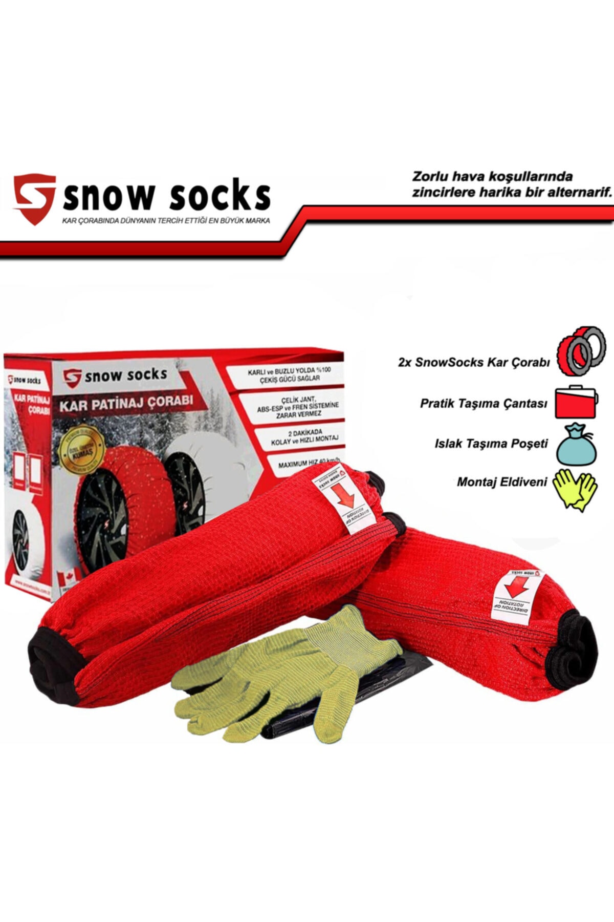 Snow Socks-Car Tire For- – Grandado