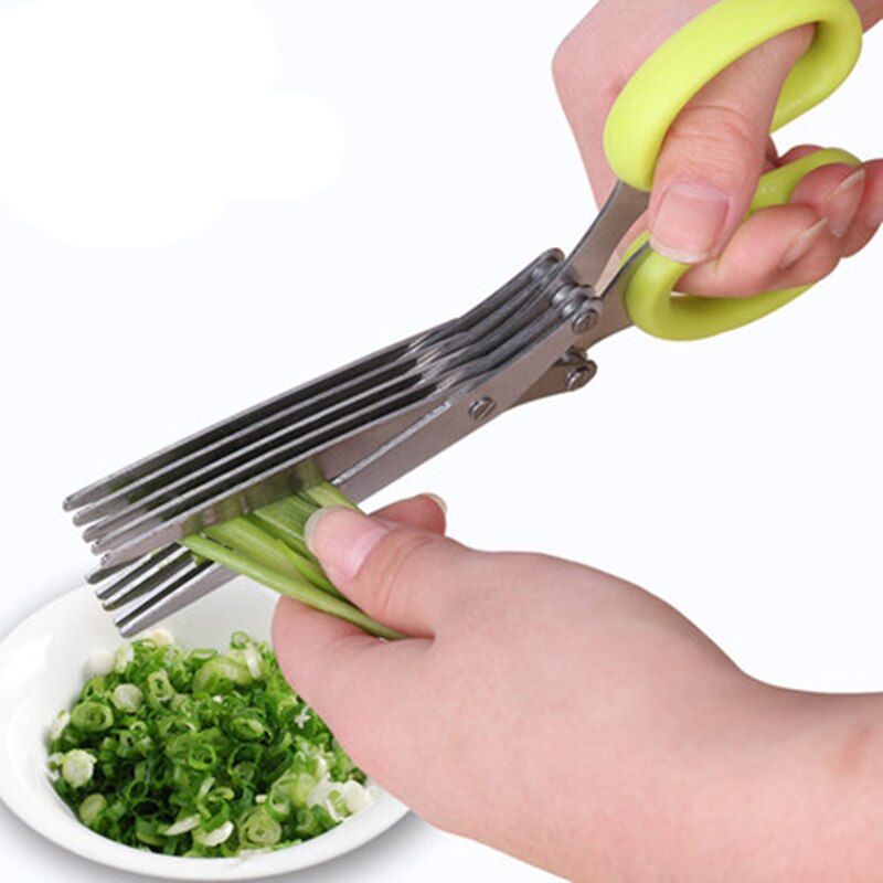 Kitchen multi-layer vegetable food green onion sci... – Grandado