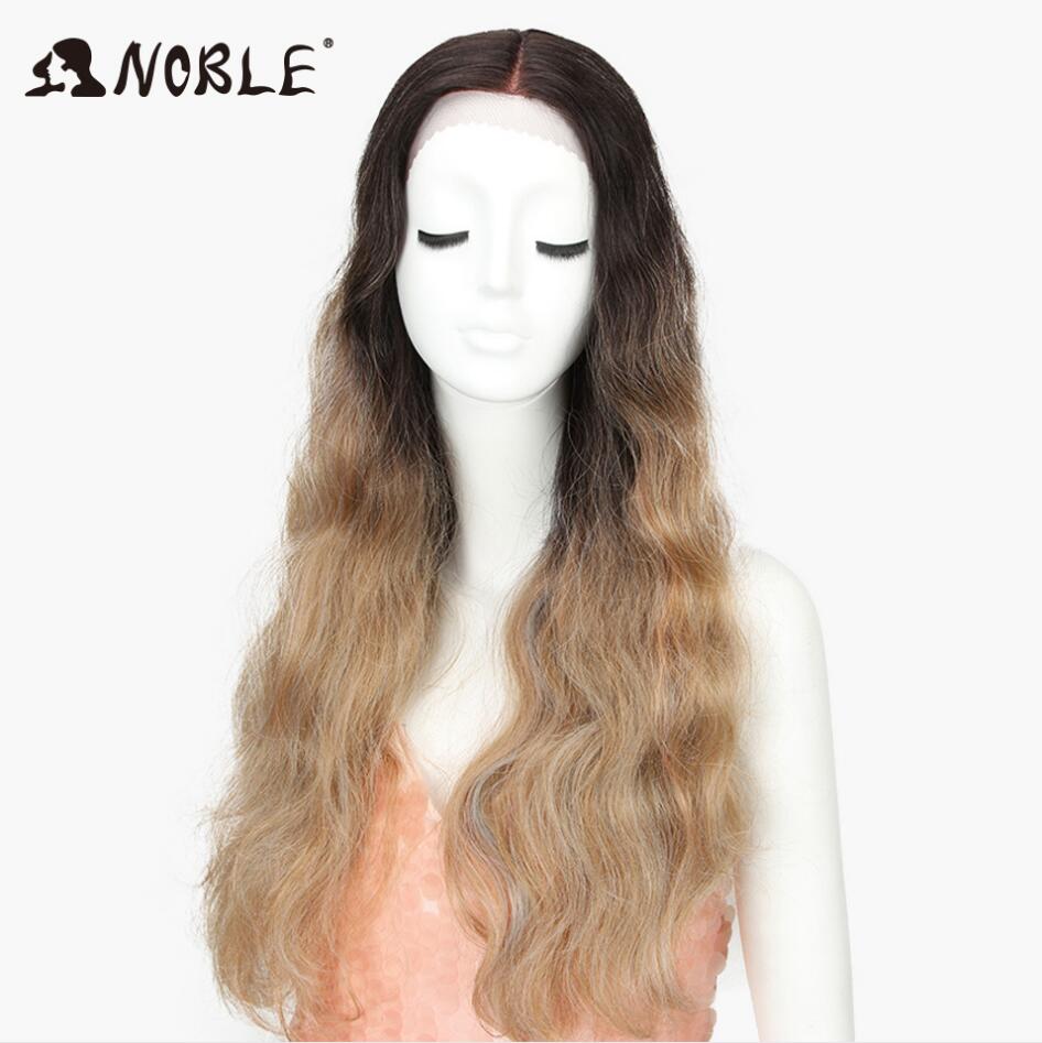 NOBLE Long Wavy Wigs for Black Women Synthetic Blo... – Grandado