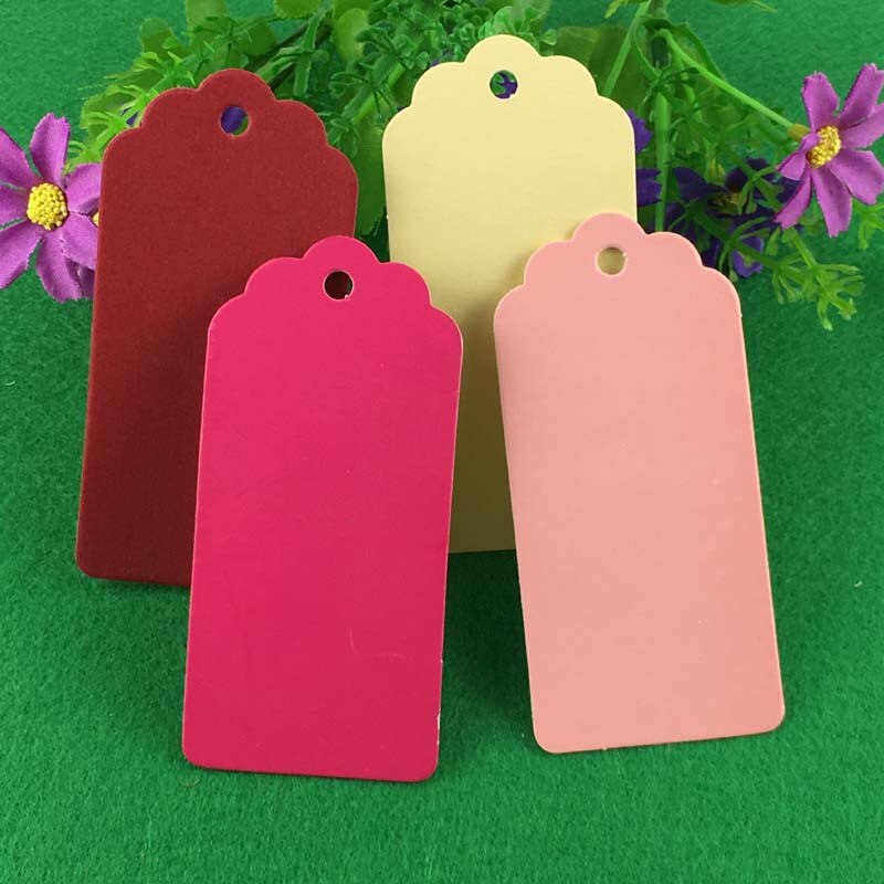 9.5x4.5cm Series Paper Tags Printed Multiple Color... – Grandado