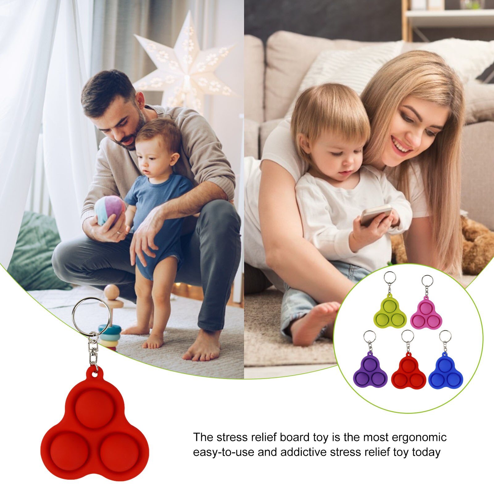 Zappeln Einfache Dimple Spielzeug Fett Gehirn Spie... – Vicedeal