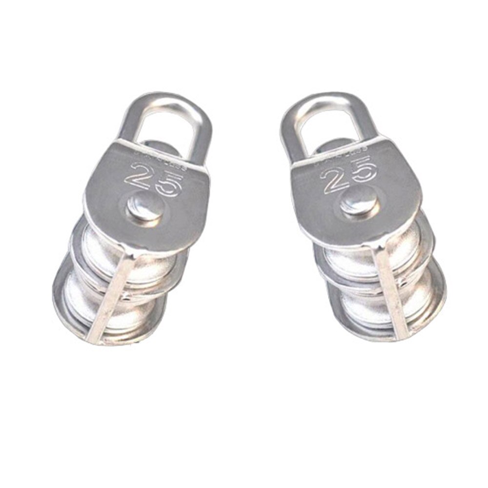 Katrol 304 Rvs Lifting Dubbele Katrol M25 Vaste Ri... – Vicedeal