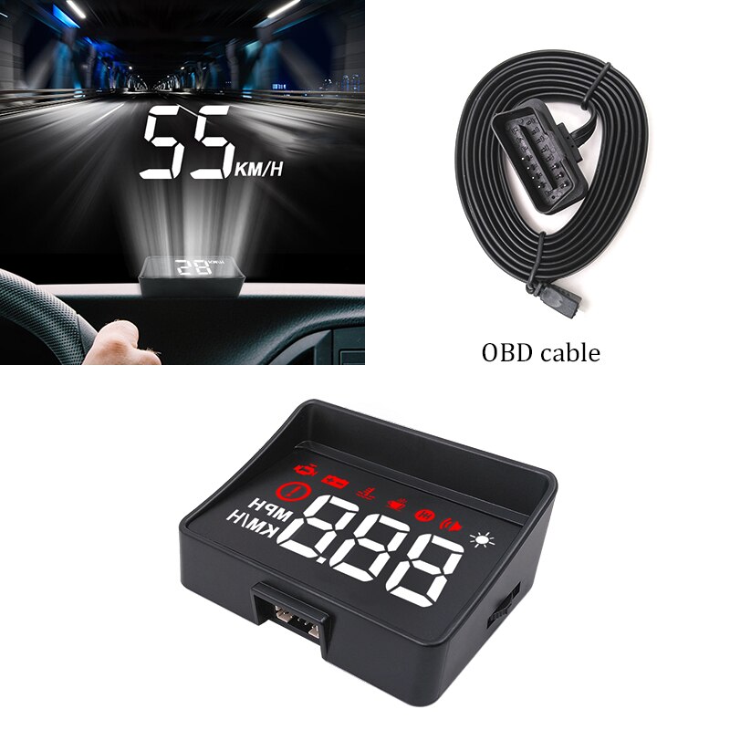 Car HUD A100s obd hud display windshield projector... – Grandado