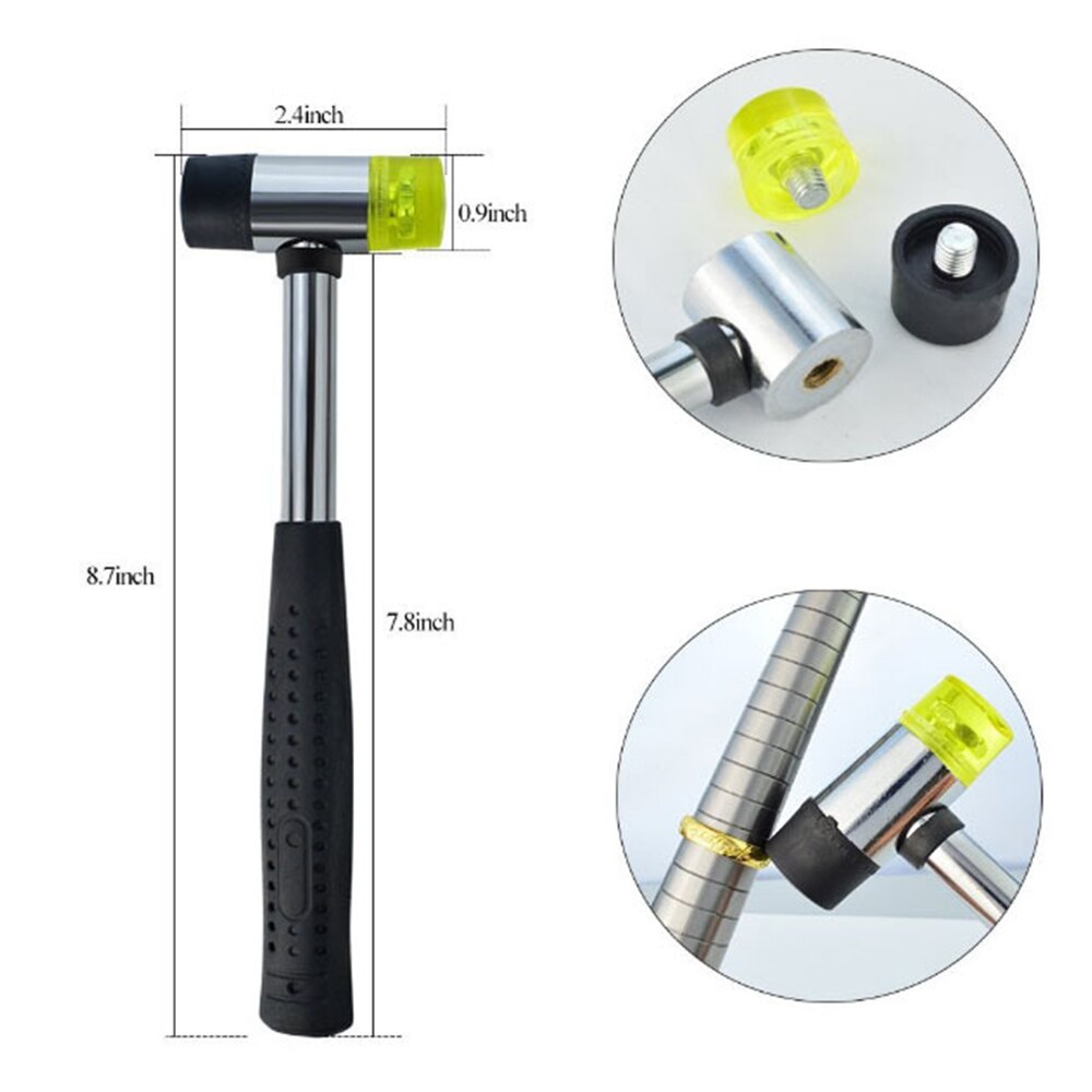 4 stks/set Sieraden Meten Tool Set Rubber Hamer Pl... – Vicedeal