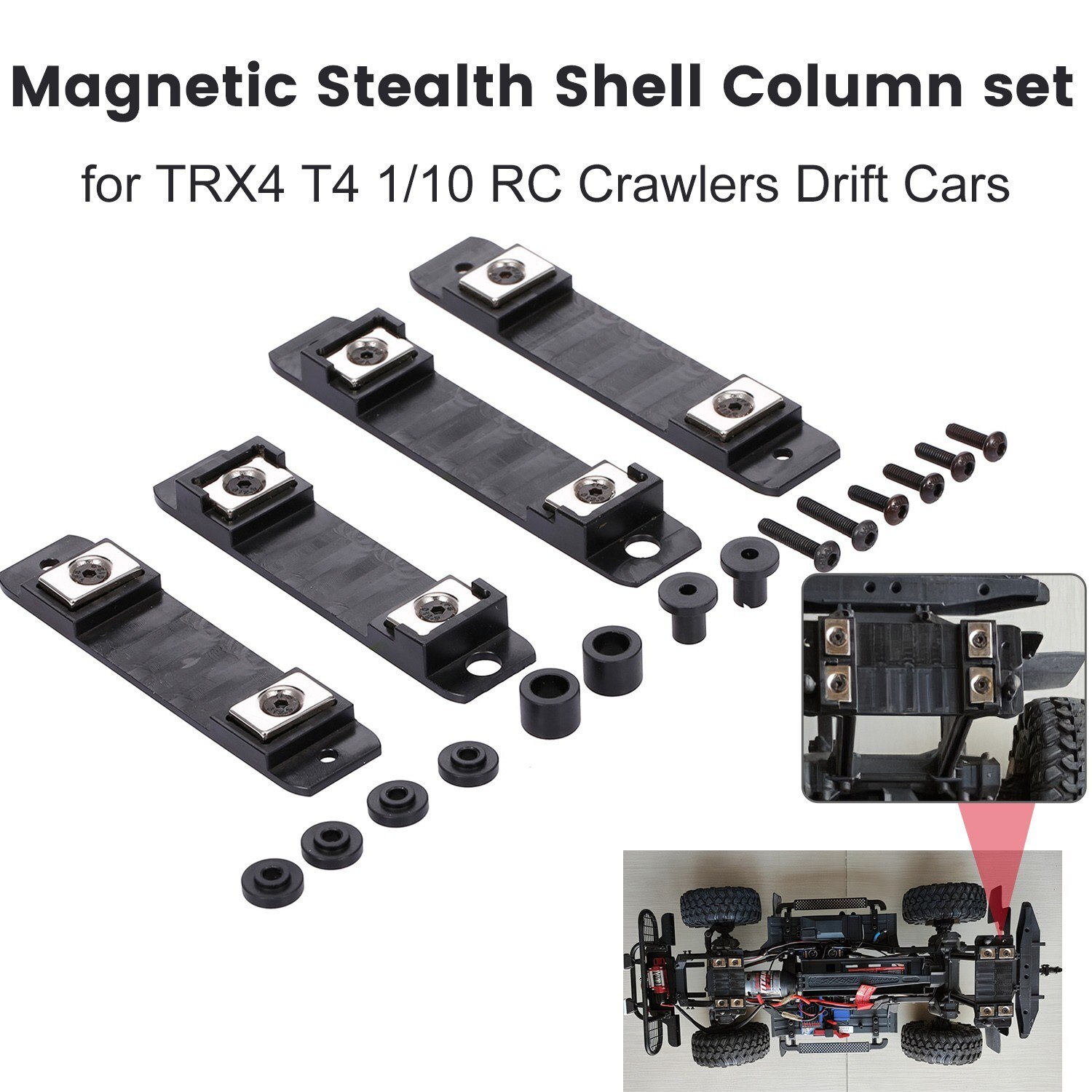Magnetic Shell Column for TRX4 T4 1/10 RC Crawlers... – Vicedeal