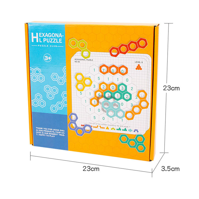 Honeycomb Fun Puzzle Logical Thinking Exercise Dig... – Grandado