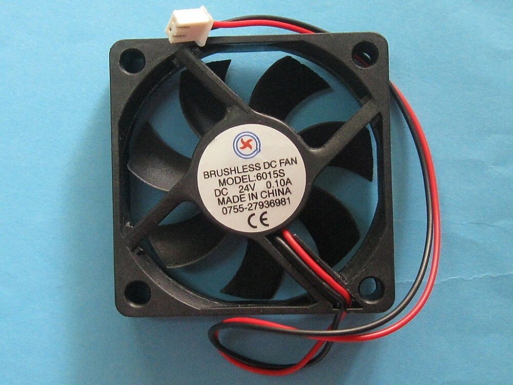 2 Pcs Brushless DC Cooling Fan 24V 6015S 7 Blades ... – Vicedeal