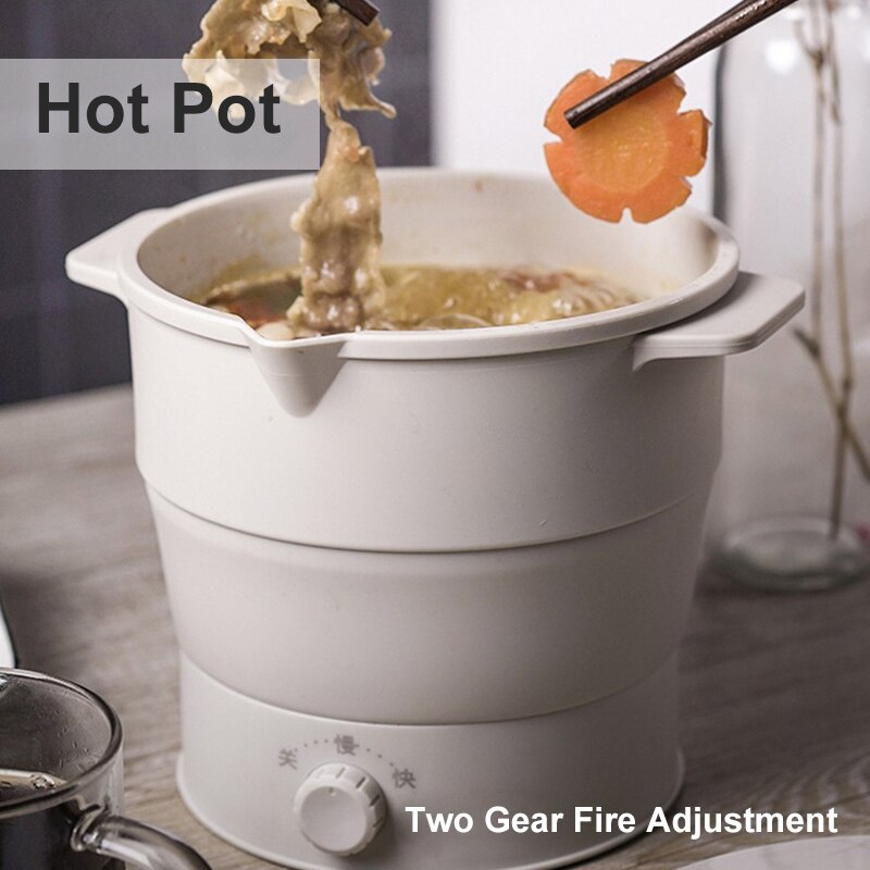 1L Folding Electric Skillet Kettle Heated Food Con... – Vicedeal