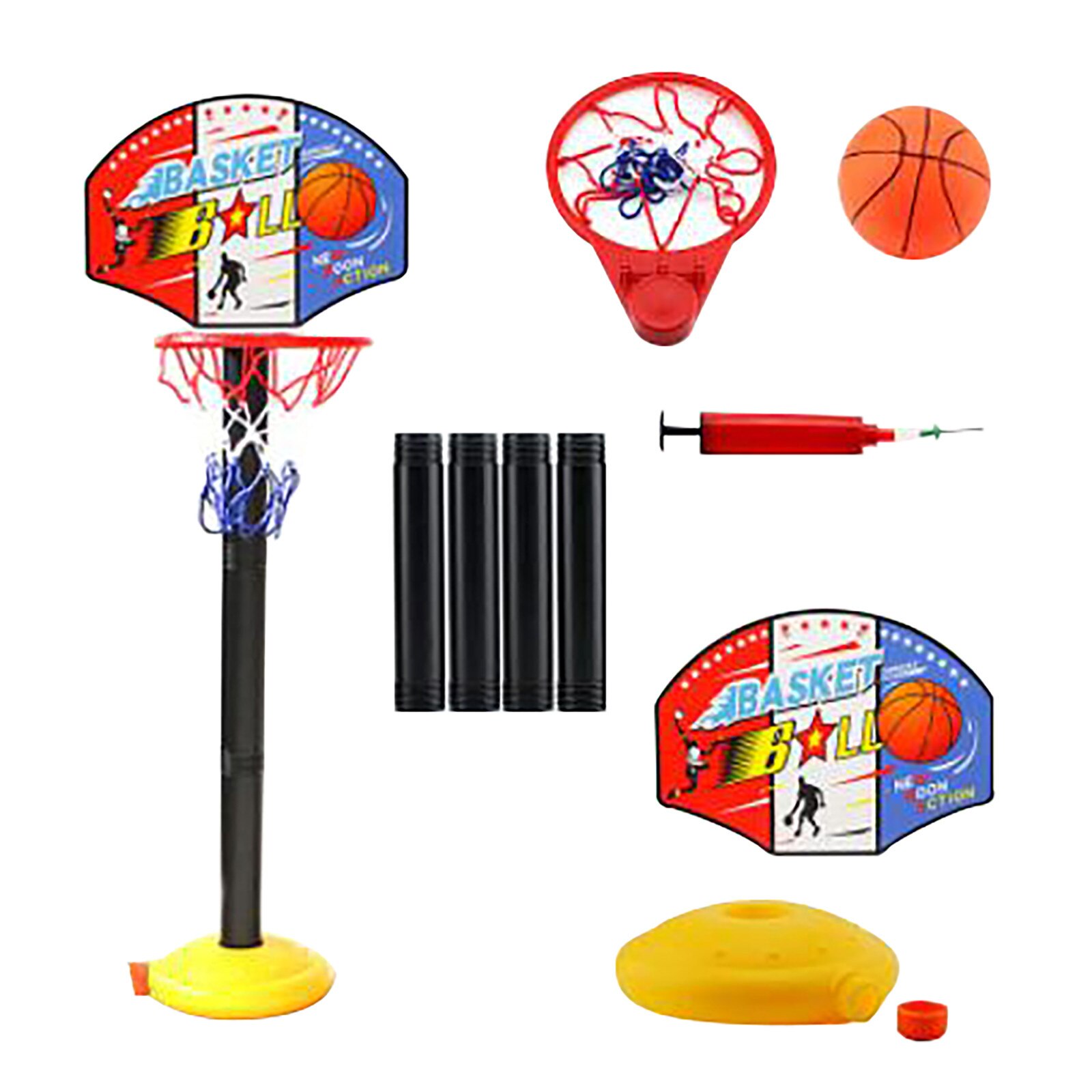 Super Basketball Goal Hoop Toy Height Adjustable P... – Grandado