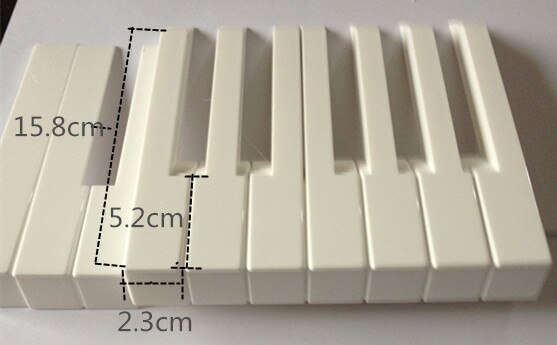 Simulated Ivory Piano Keytops Full Set Of 52 Gloss... – Grandado