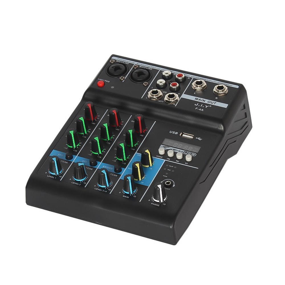 4 Channel Bluetooth Mixer o Mixing DJ For Home Sta... – Grandado