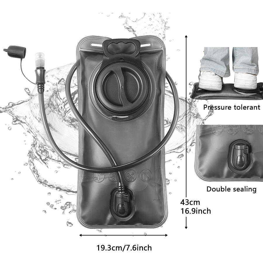 One click quick release water bag 1.5L-3.0L mounta... – Vicedeal