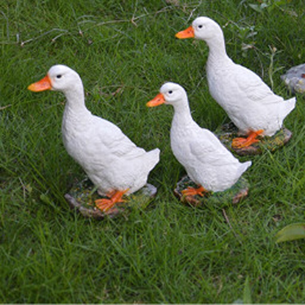 Garden Farm Resin Animal Ornament Pond Water Stand... – Grandado