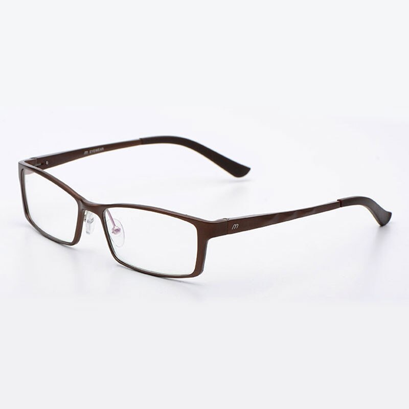 Aluminum Men Wide Face Prescription Eyeglasses Ful... – Grandado