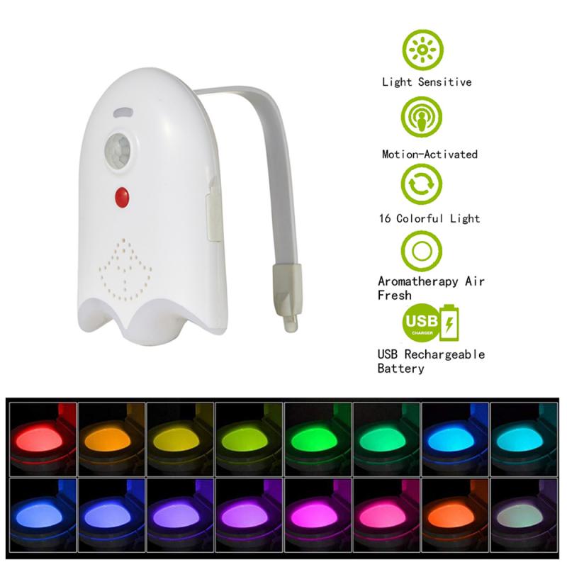 16 Colors Smart Rip Motion Sensor Toilet Seat Nigh... – Vicedeal