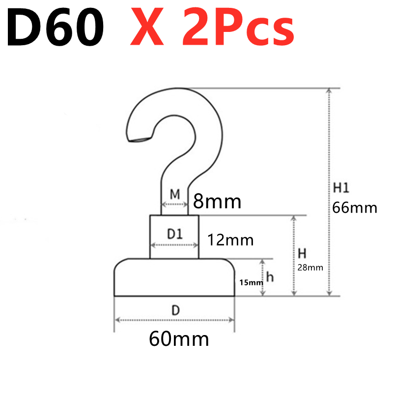 Zware Magnetische Haak Meerdere Specificaties Ster... – Grandado