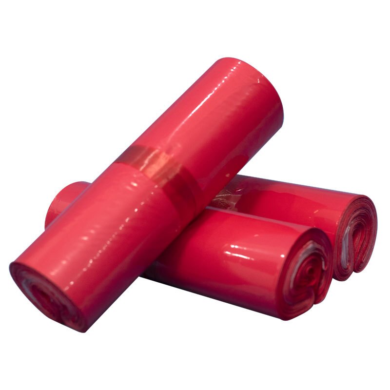 Inplustop 50 Stuks Plastic Rode Kleur Mailing Zakk... – Vicedeal