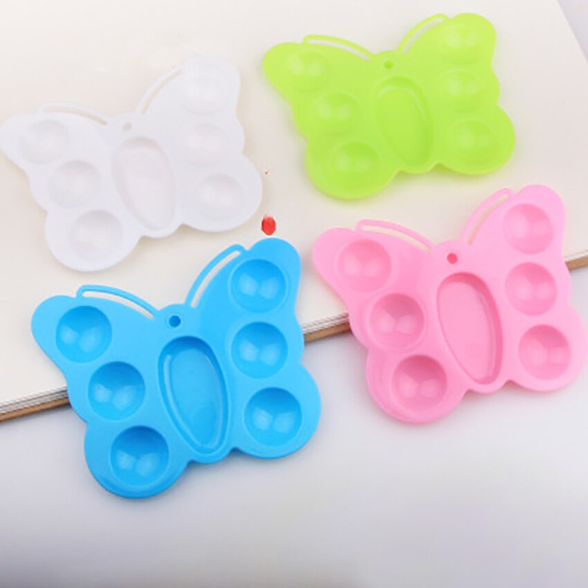 Novelty Butterfly Shape Plastic Palette 7 Grids Ch... – Grandado