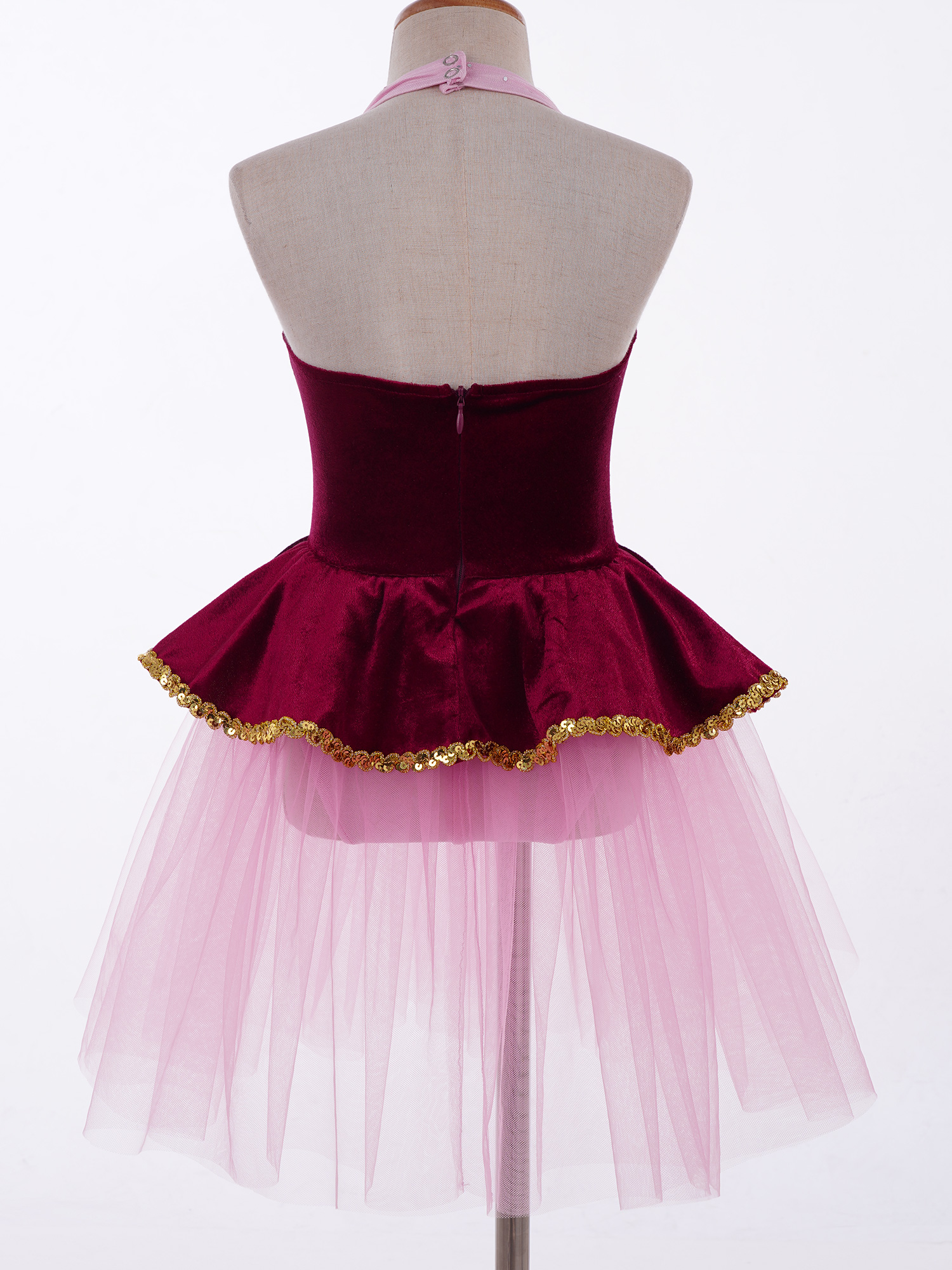 Kids Girls Ballet Dance Dress Shiny Sequins Baller... – Grandado