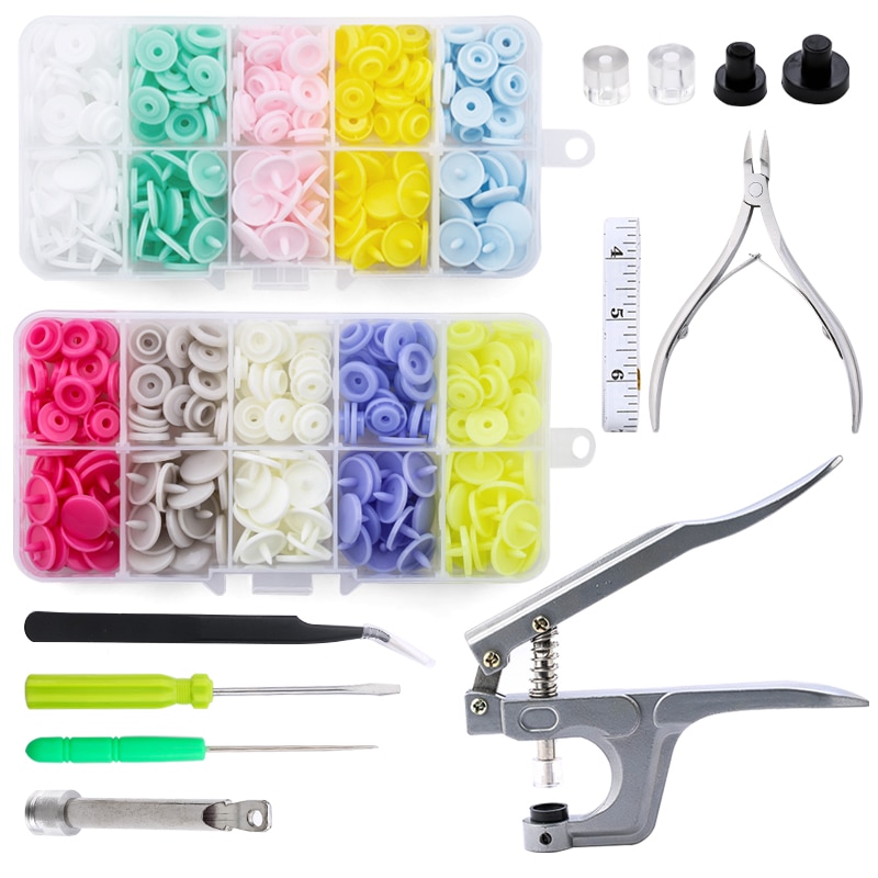 T5 Plastic Snap Button with Snaps Pliers Tool Kit ... – Vicedeal