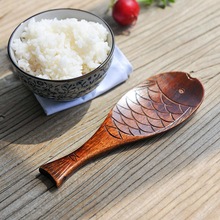 Rice Spoons Fish Shape Non-stick Rice Paddle Woode... – Grandado