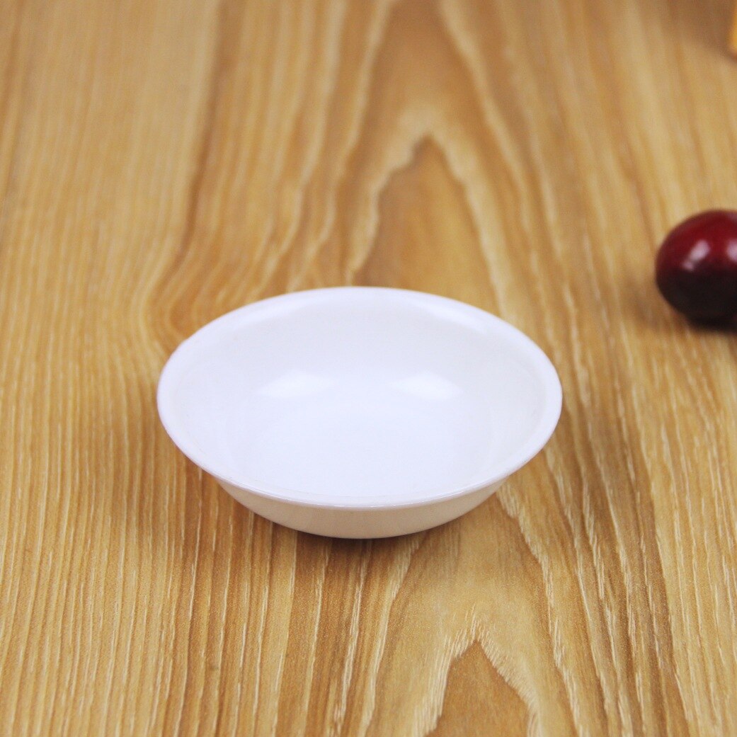 10PCS Sauce Dishes White Plastic Round Small Dish ... – Grandado