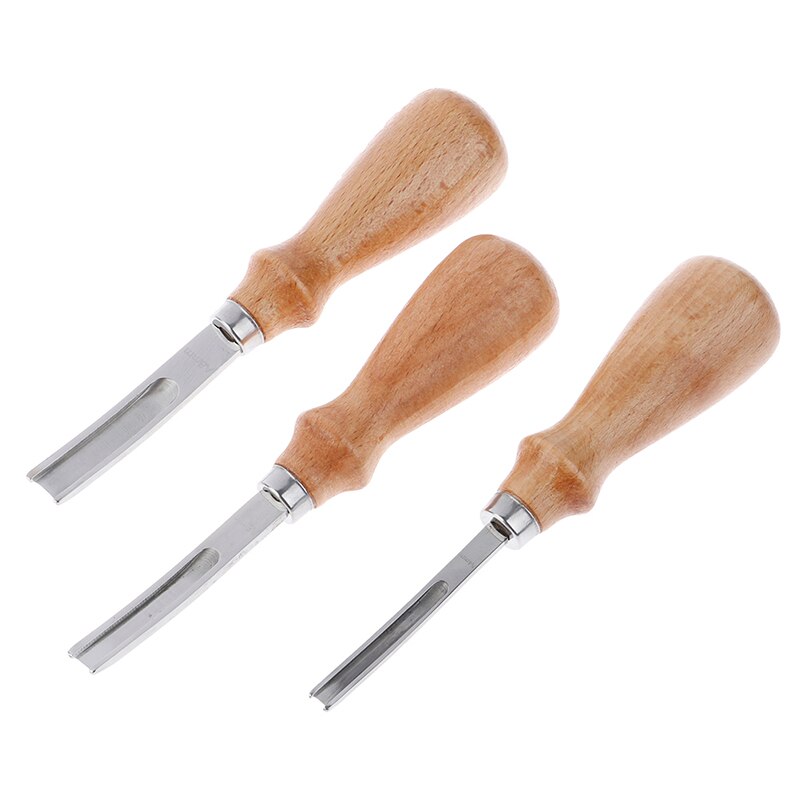 Wood Handle French Style Leather craft Leather Edg... – Grandado