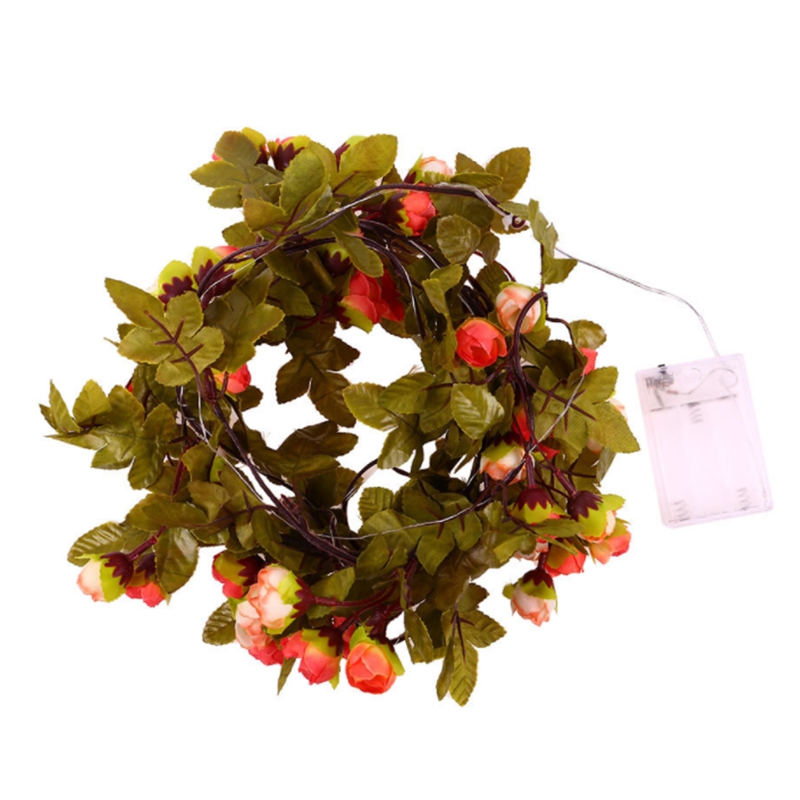 30LED Künstliche Blume Rose Reben Schnur Lichter, ... – Grandado