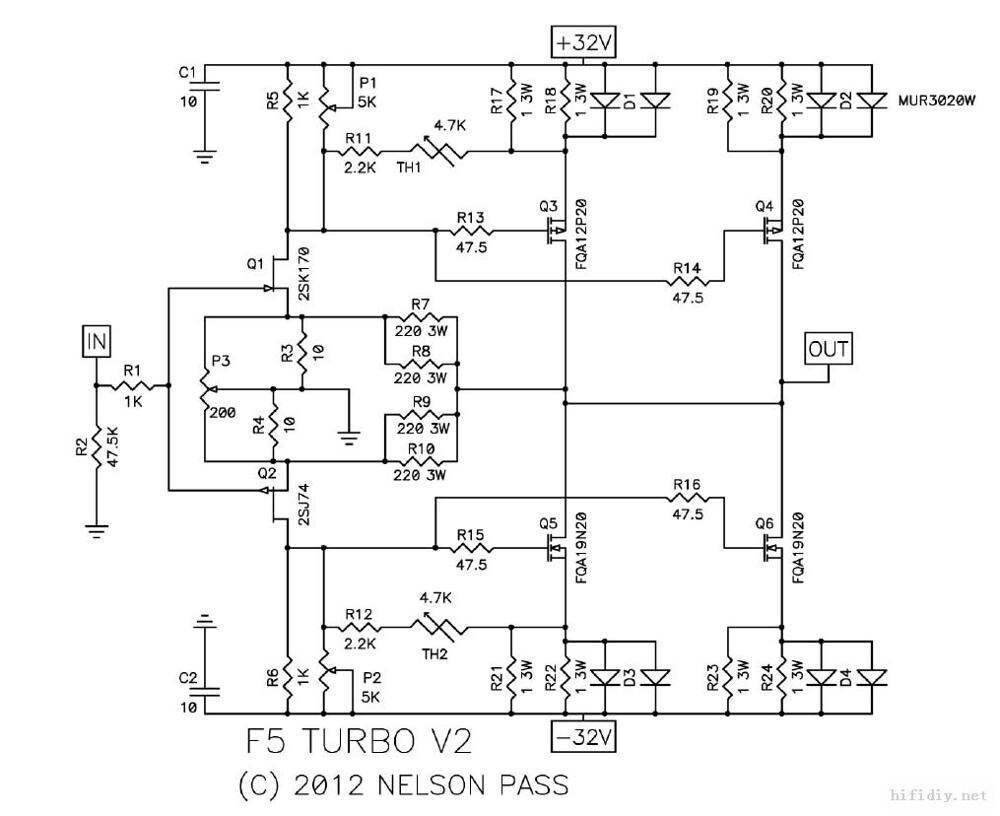One Pair PASS F5 TURBO Power Amplifier Circuit Amp... – Grandado