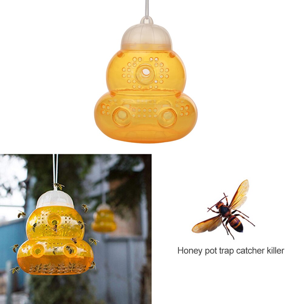 Bee Killer Gourd Shaped Wasp Trap Hanging on Tree ... – Grandado