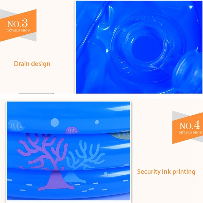 Inflatable Swimming Pool Summer Children Round Bas... – Grandado