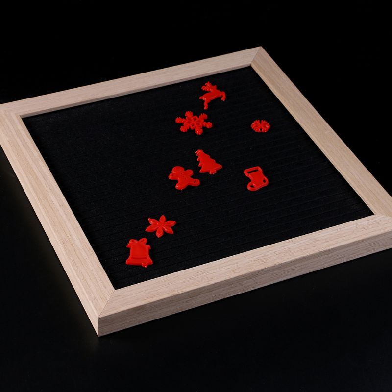 Christmas Felt Sign Board Plastic Letters For Felt... – Grandado