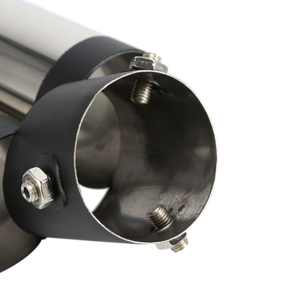 Universele Auto Ronde Mond Dubbele buis Gebogen Rv... – Vicedeal