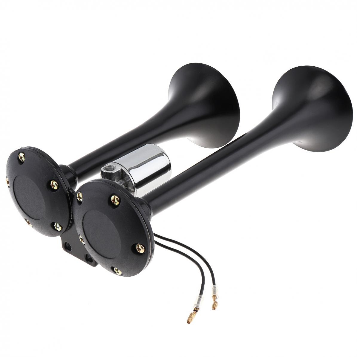 12V 178DB Universal Super Loud Black Dual Car Trum... – Grandado