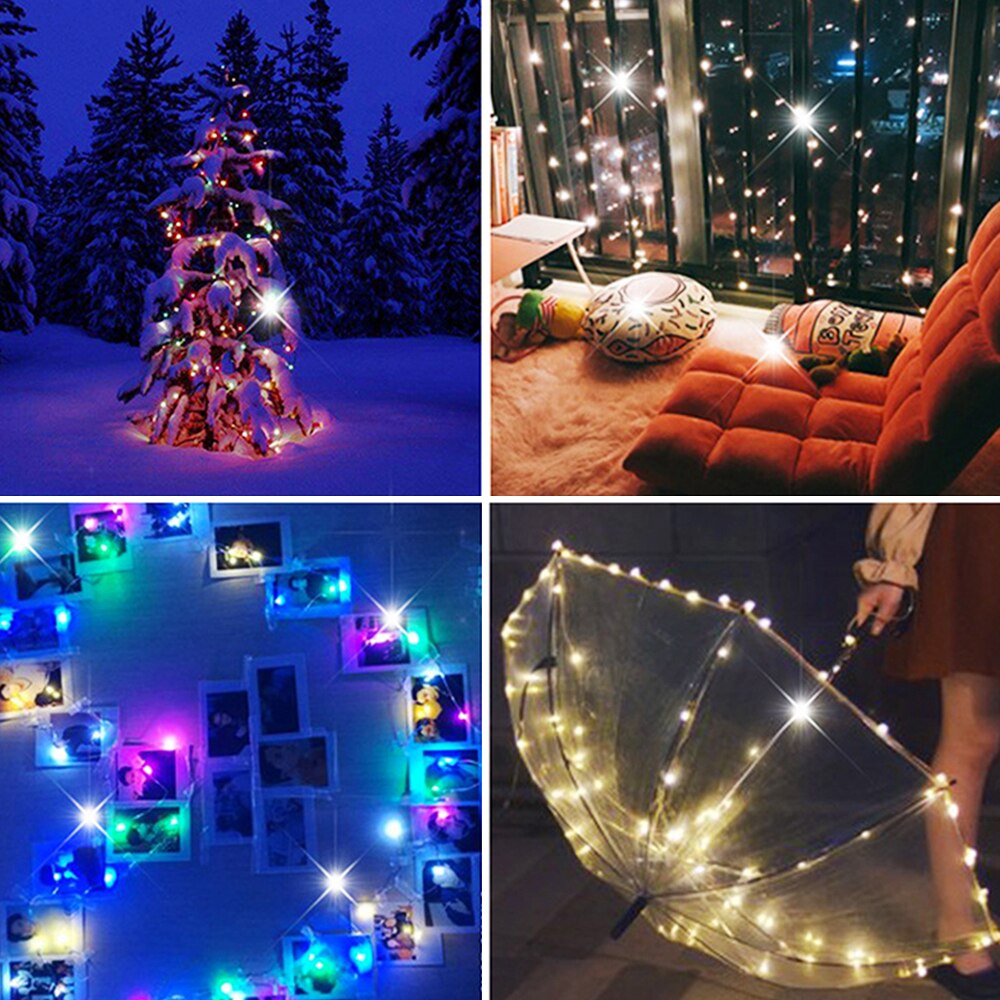 Luces Led a Pilas,1M 2M 3M Mini LÁMpara Alambre de... – Vicedeal
