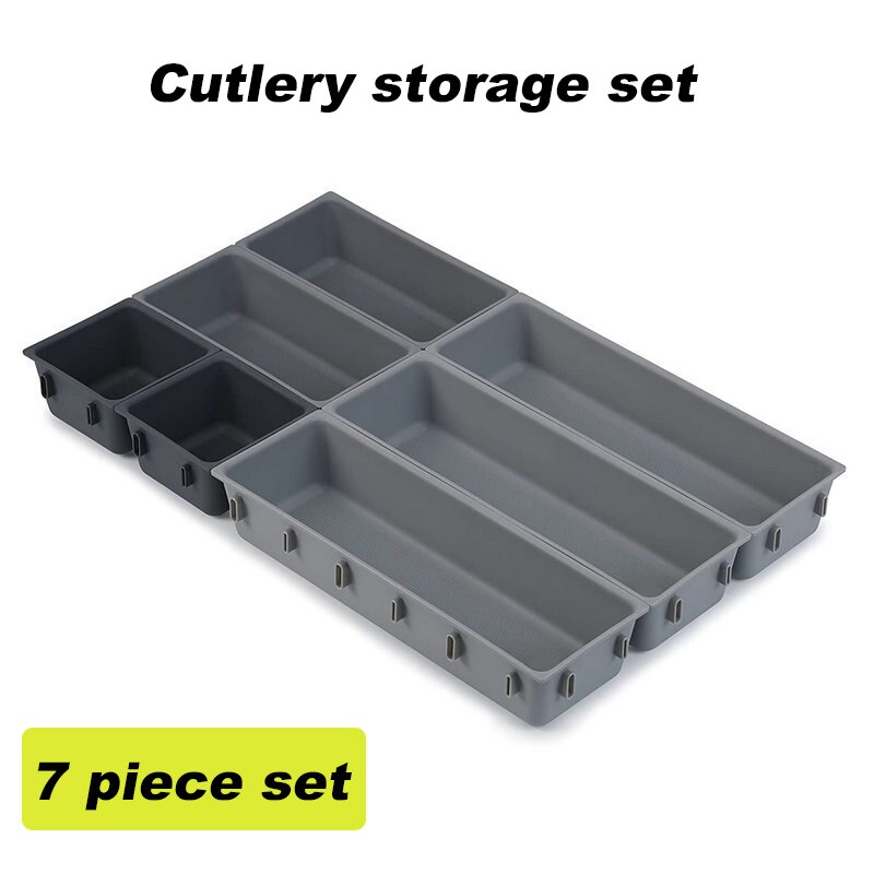 7pcs/set Adjustable Drawer Storage Box for Cutlery... – Grandado
