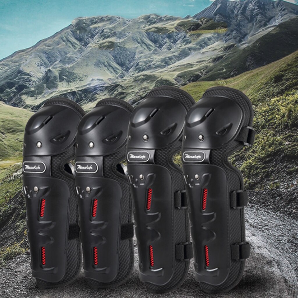 4x Motorcycle Elbow Knee Pad Men Protective Gear K... – Grandado