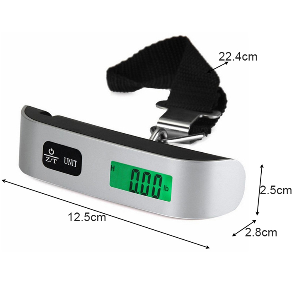 110lb/50kg LCD Luggage Scale Electronic Digital Po... – Vicedeal