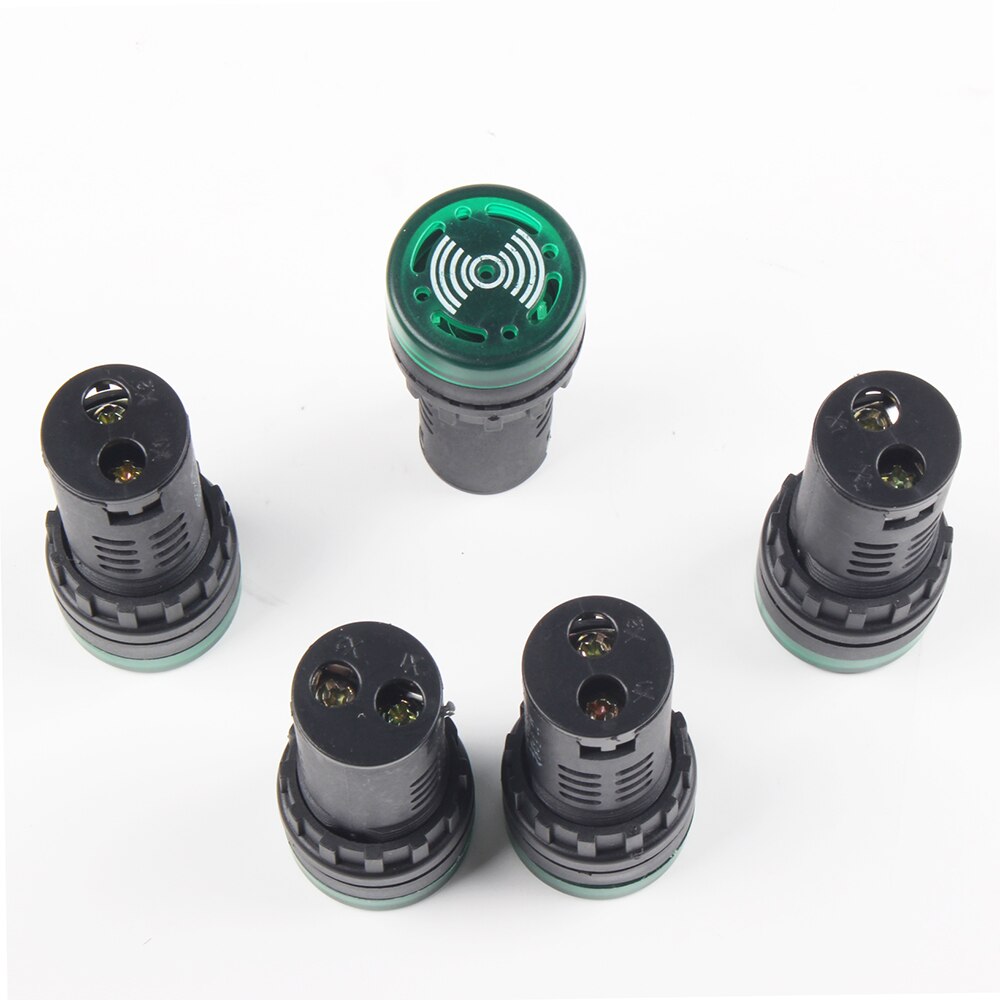 Grön ad16-22sm 12v 24v 110v 220v 22mm blinksignal... – Grandado