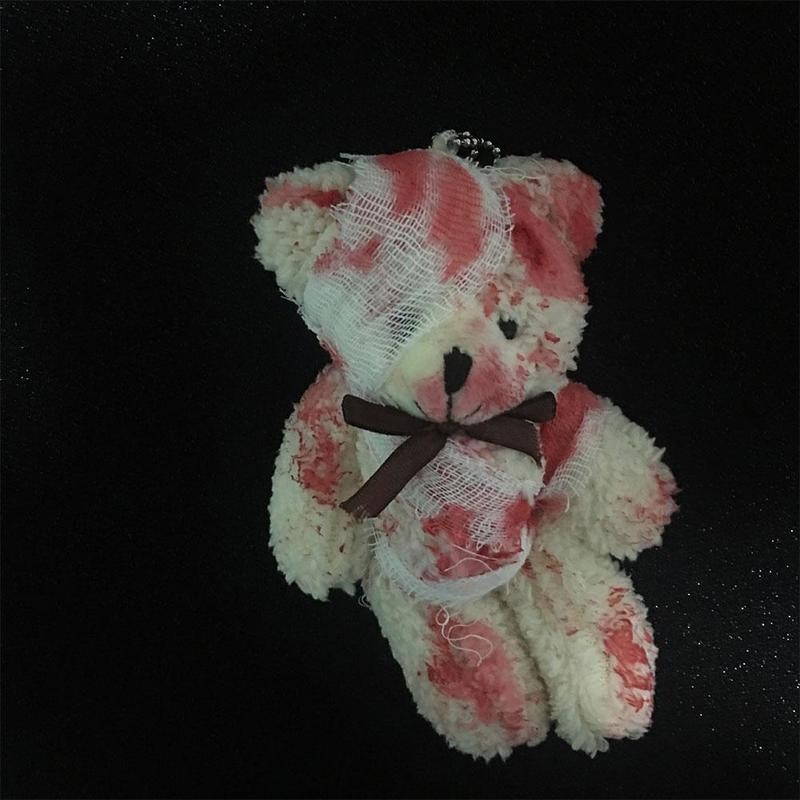 Disabled Bloody Injured Bear Doll Plush Toy For Ch... – Grandado