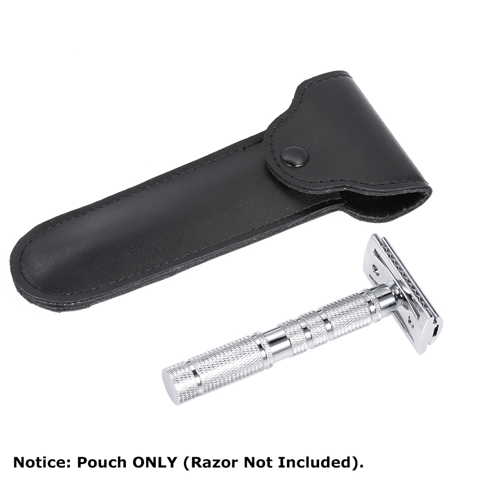 PU Leather Razor Pouch Long Handle Straight Safety... – Grandado