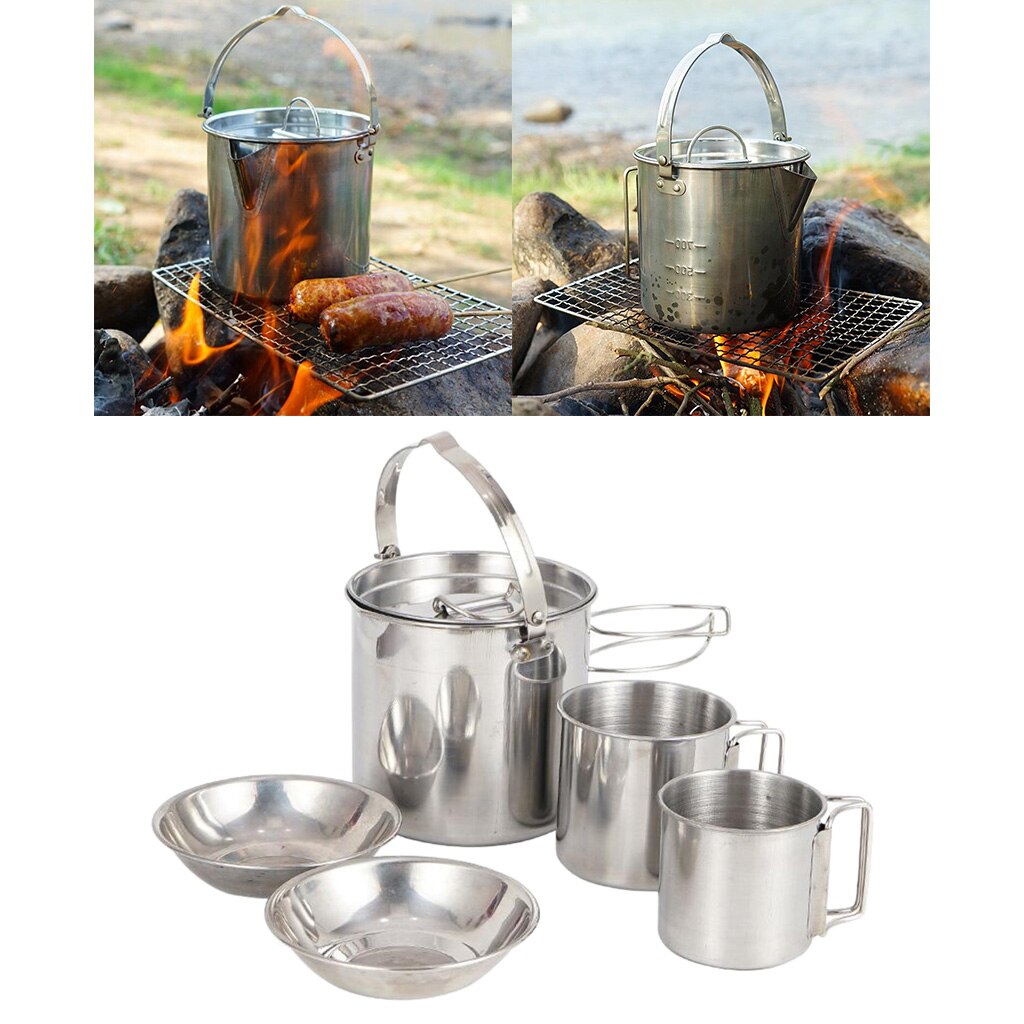 Camping Cookware Set - Campfire Barbecues Beach Co... – Grandado