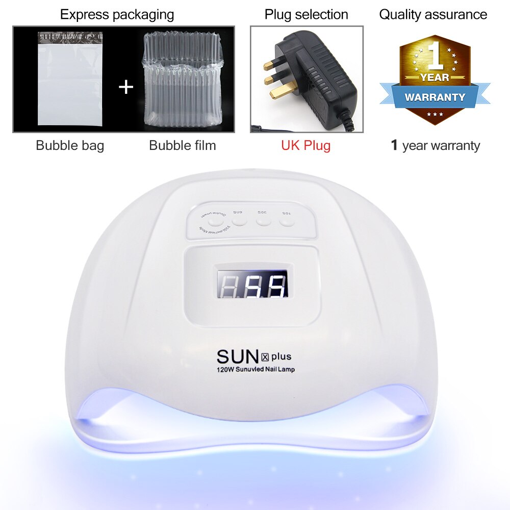 Lke Uv Led Lamp Zon X Nail Lamp 120W Nagels Droger... – Grandado