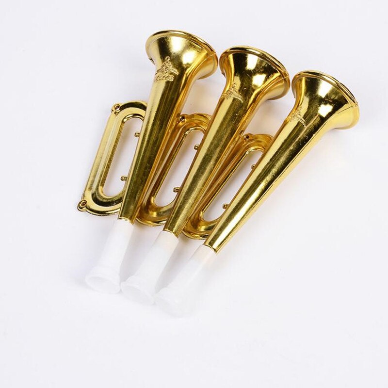 Golden Plastic Horn Trumpet Party Noise Maker Musi... – Vicedeal